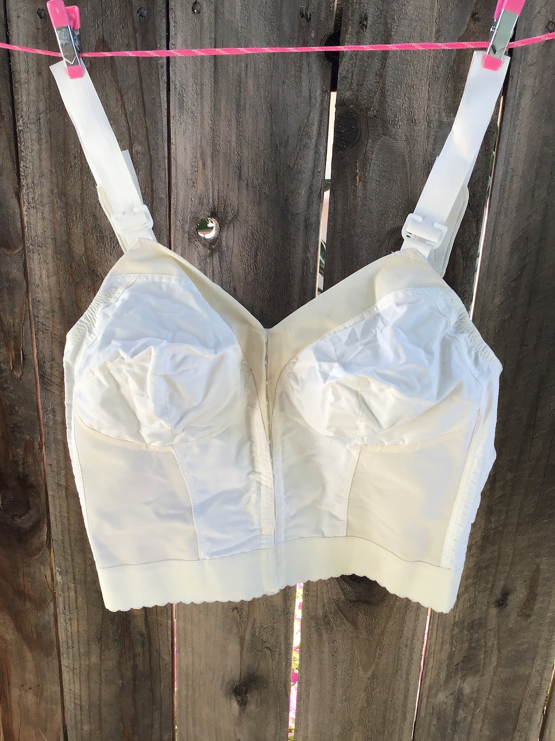 Vintage Long Line Bra 38C NIB - Etsy