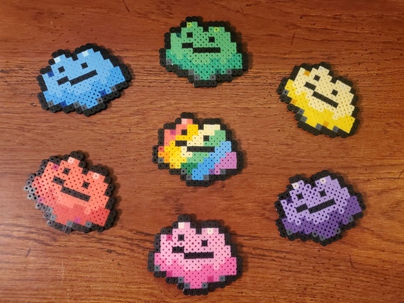 Perler Bead Ditto the Pokemon Pixel Art Collection - Etsy