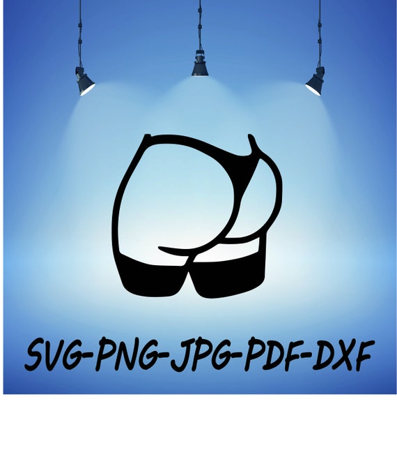 Butt Svg Png Dxf Digital Download Clipart Cricut - Etsy Canada
