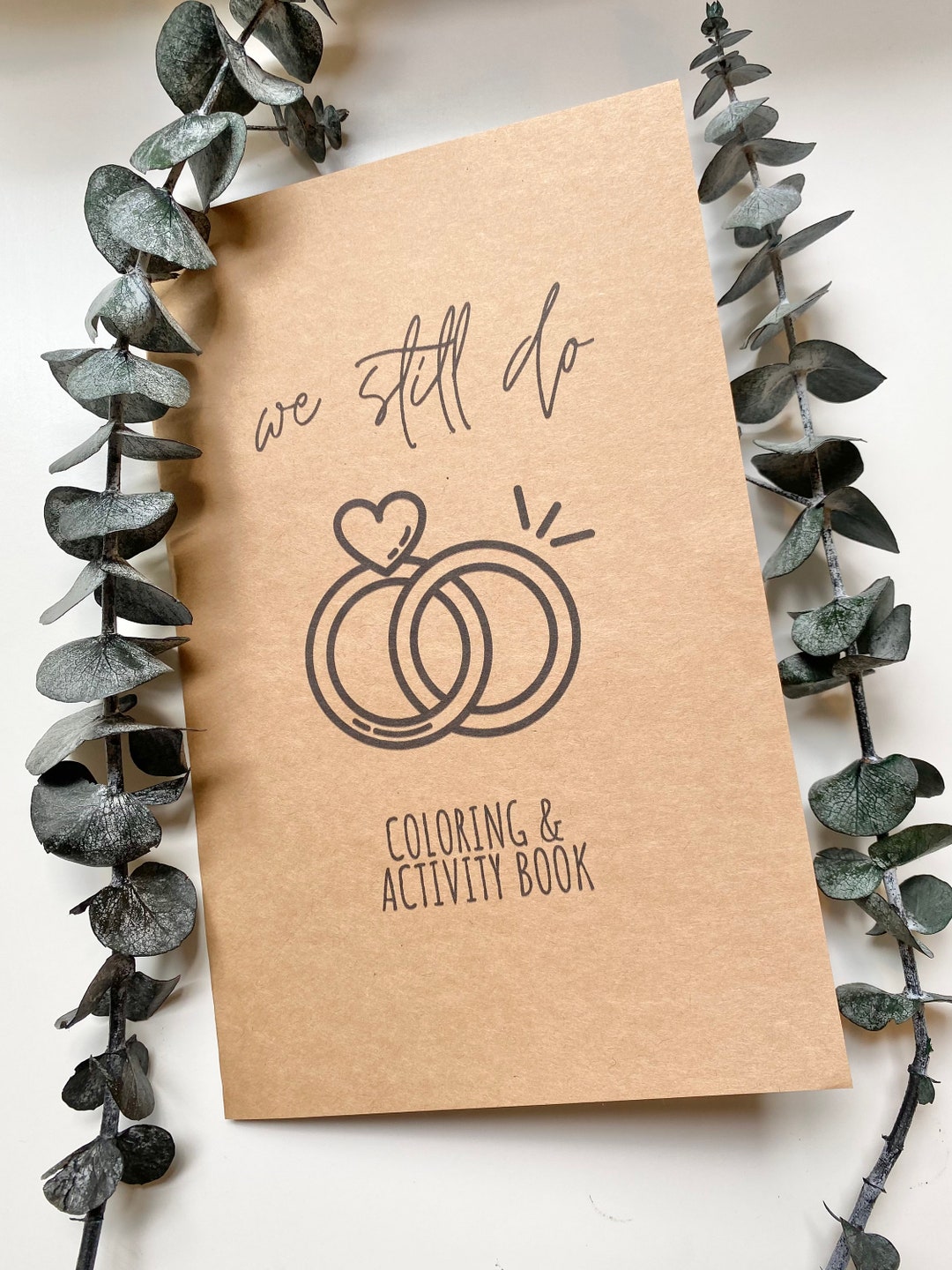 Vow Renewal Kids Coloring & Activity Book - Printable Favor **INSTANT ...