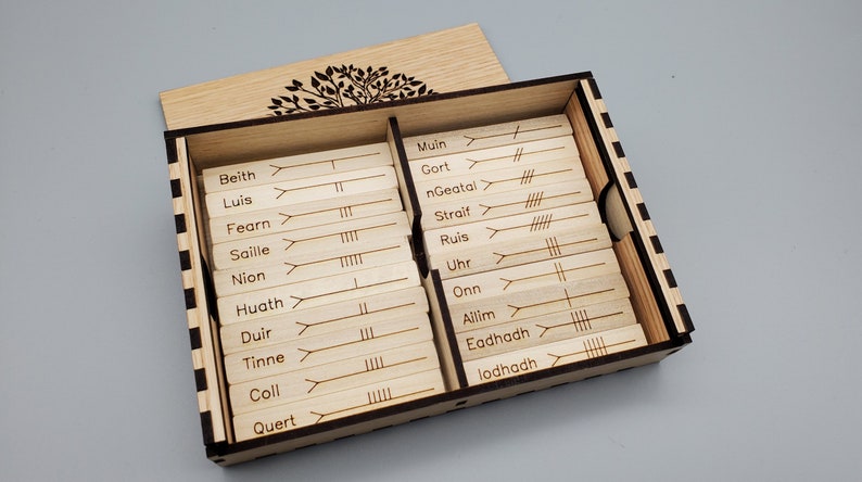 Ogham Rune Boxed Set - Etsy