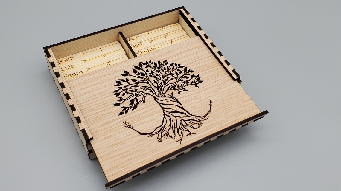 Ogham Rune Boxed Set - Etsy