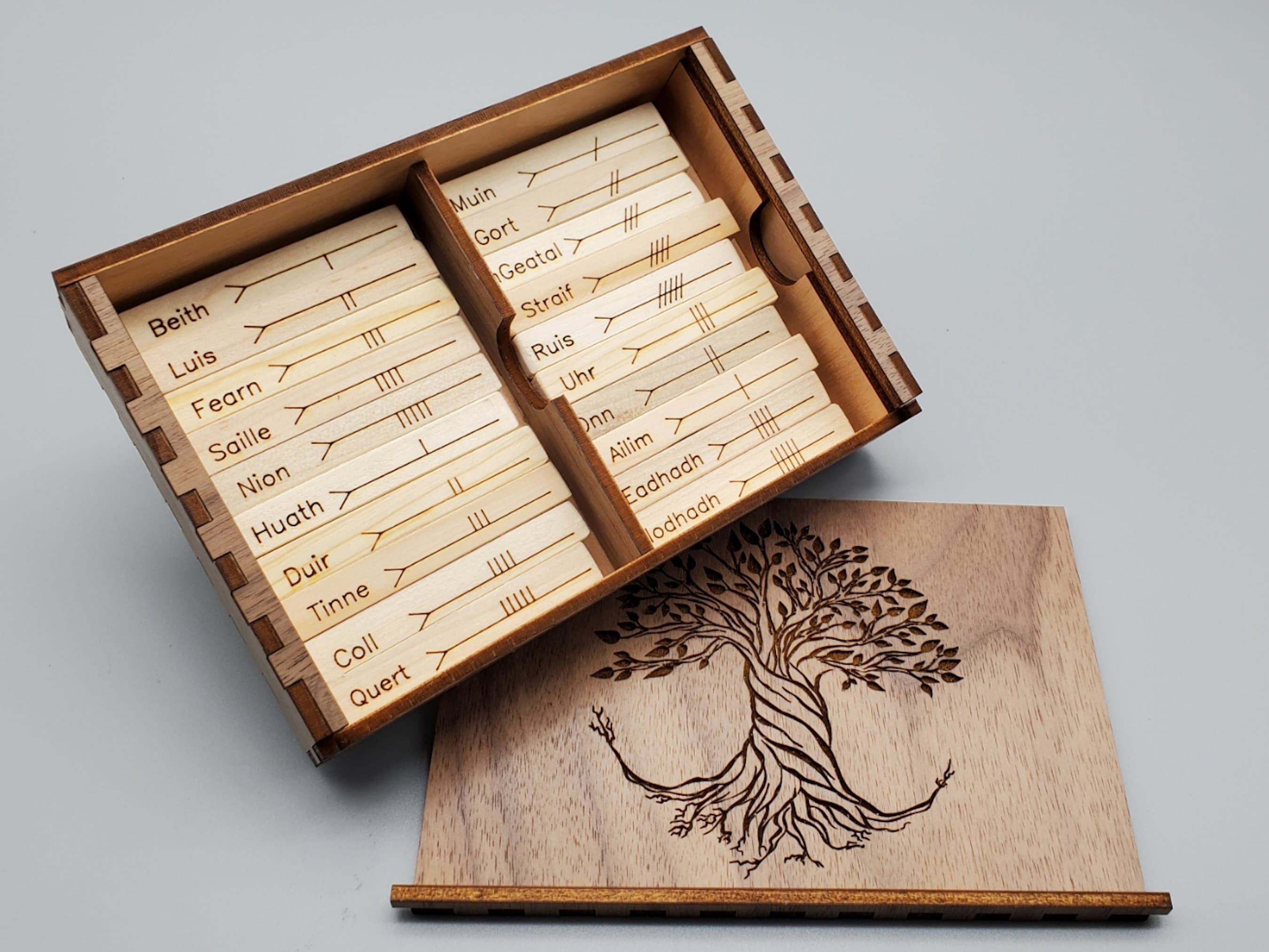 Ogham Rune Boxed Set - Etsy
