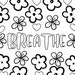 Breathe Coloring Page - Etsy