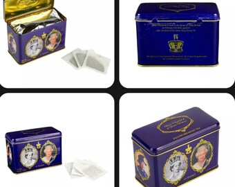 Elizabeth Ii Tea Tin - Etsy