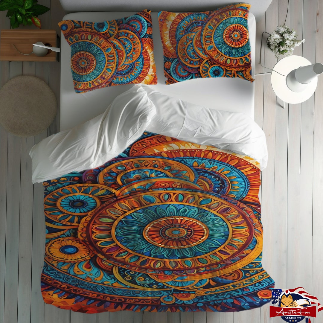 Bohemian Style Bed Comforter Unique Artistic Design for Your ...