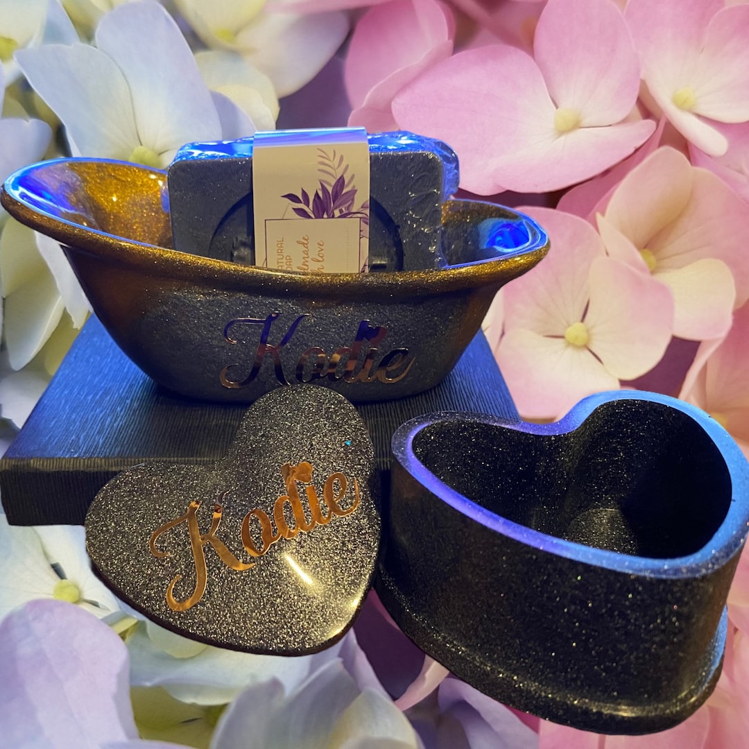 Personalized Thank You Favor Mini Decor Tub Gift Set With Handmade Shea ...
