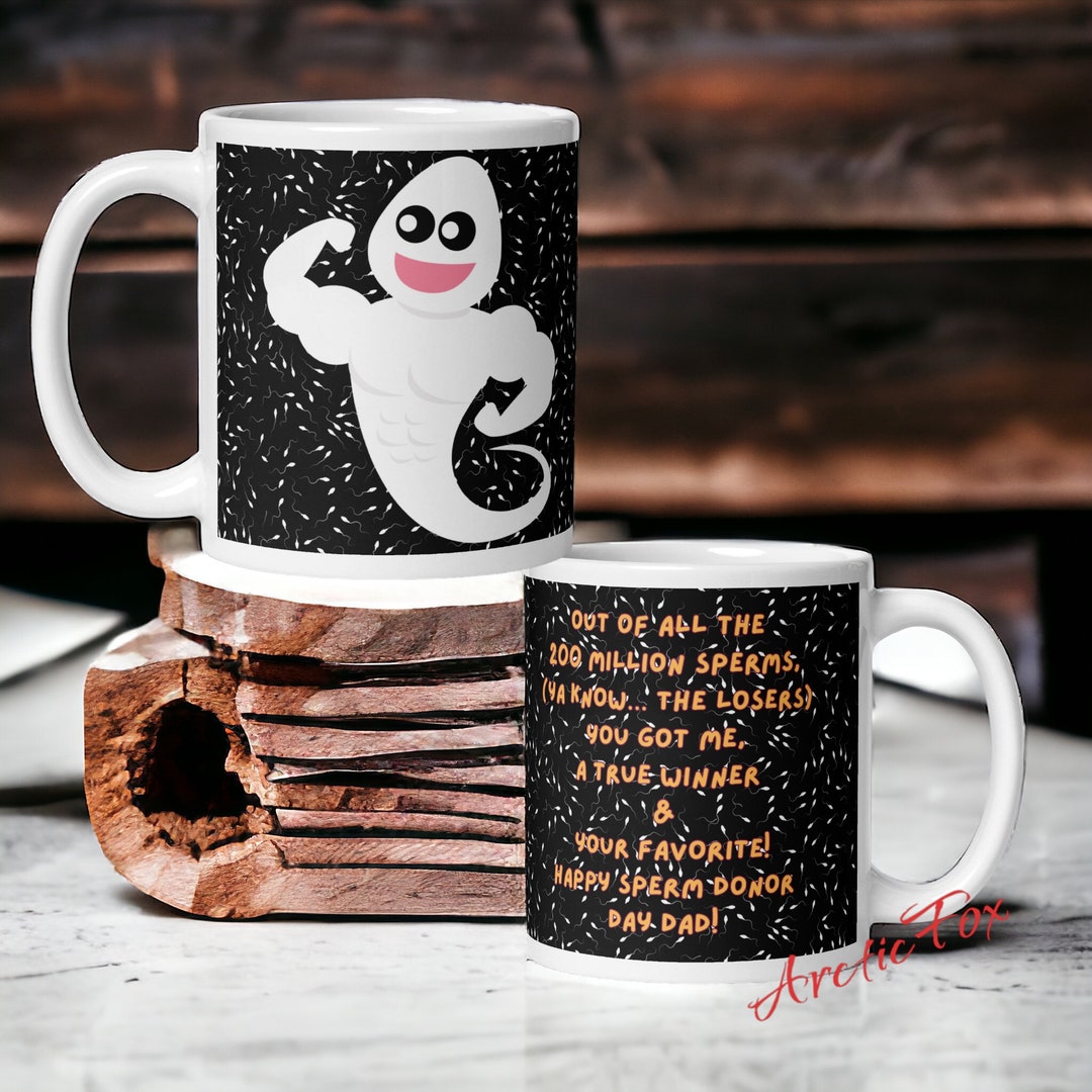 High-quality Sublimated Ceramic Coffee Mug Funny Father's Day Gift Dual-sided Design Choice of ...