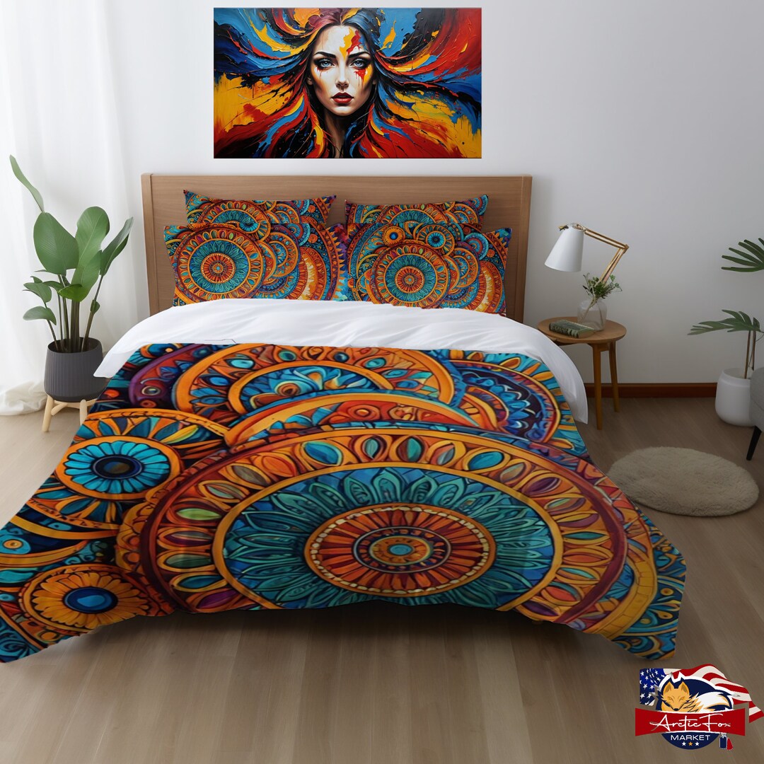 Bohemian Style Bed Comforter Unique Artistic Design for Your ...