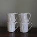Aran Knit Mug in Stoneware, White Stoneware, Ceramic, Handbuilt, Irish ...