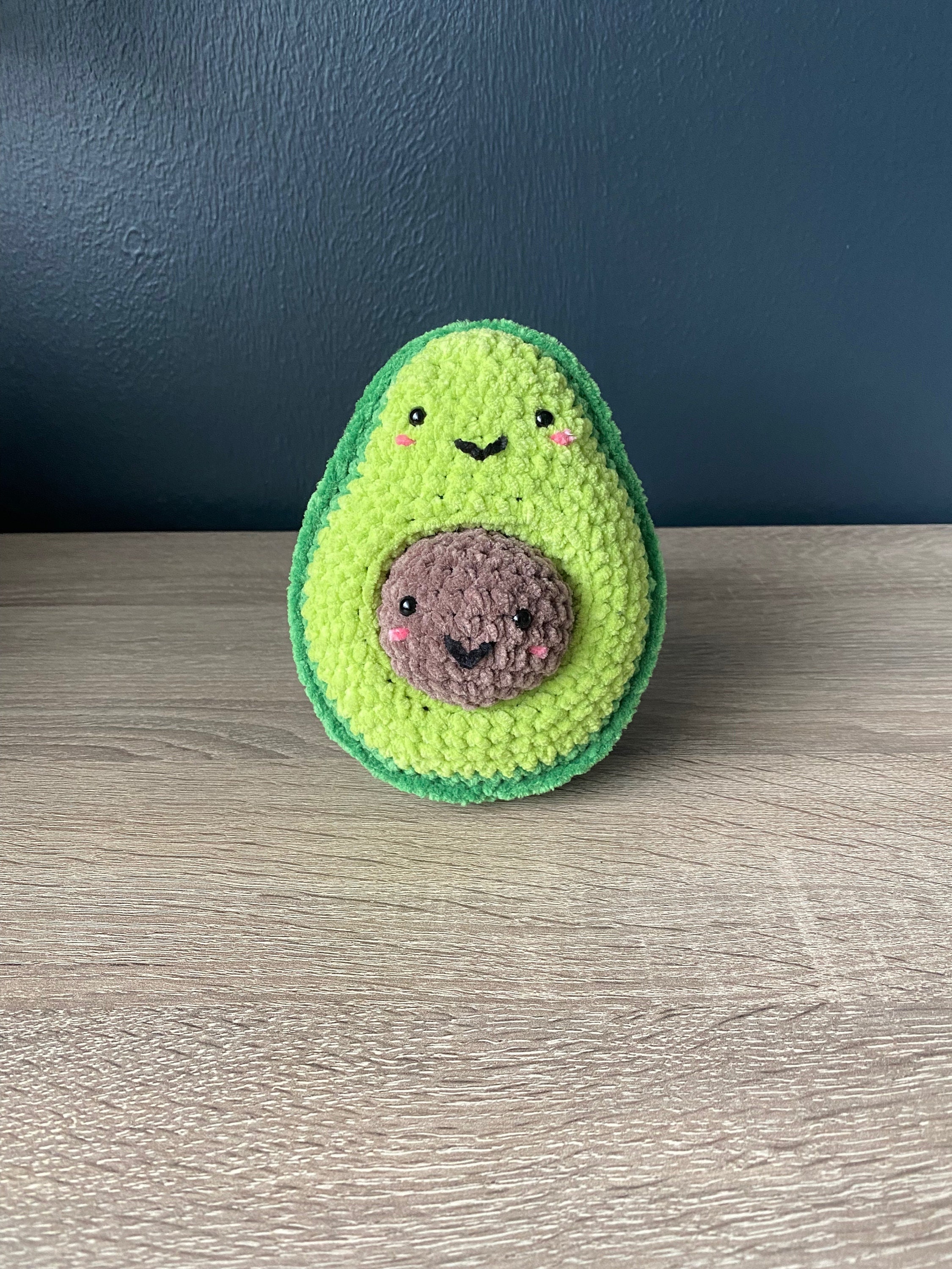 Crochet Avocado Plushie Amigurumi - Etsy
