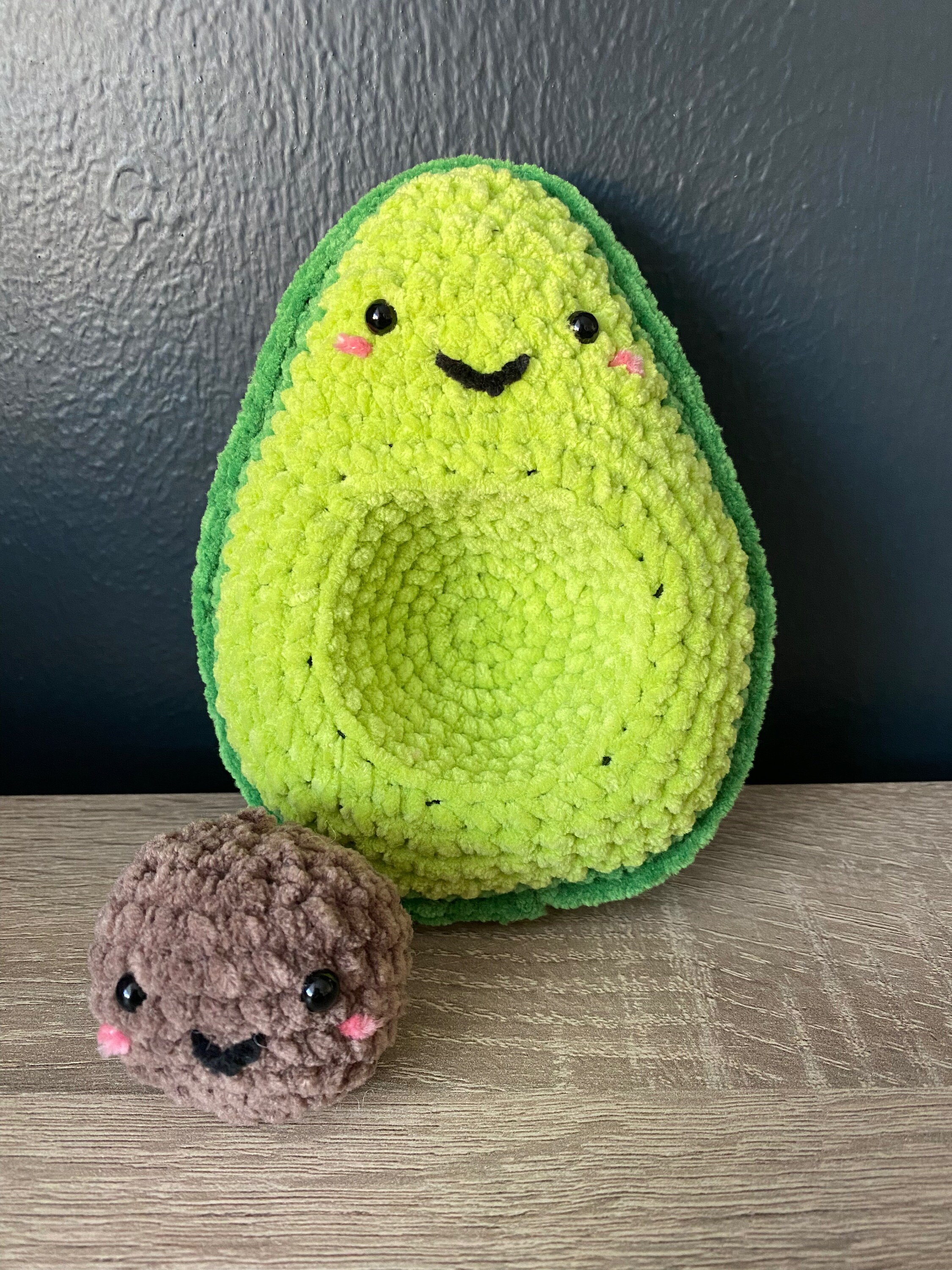 Crochet Avocado Plushie Amigurumi - Etsy