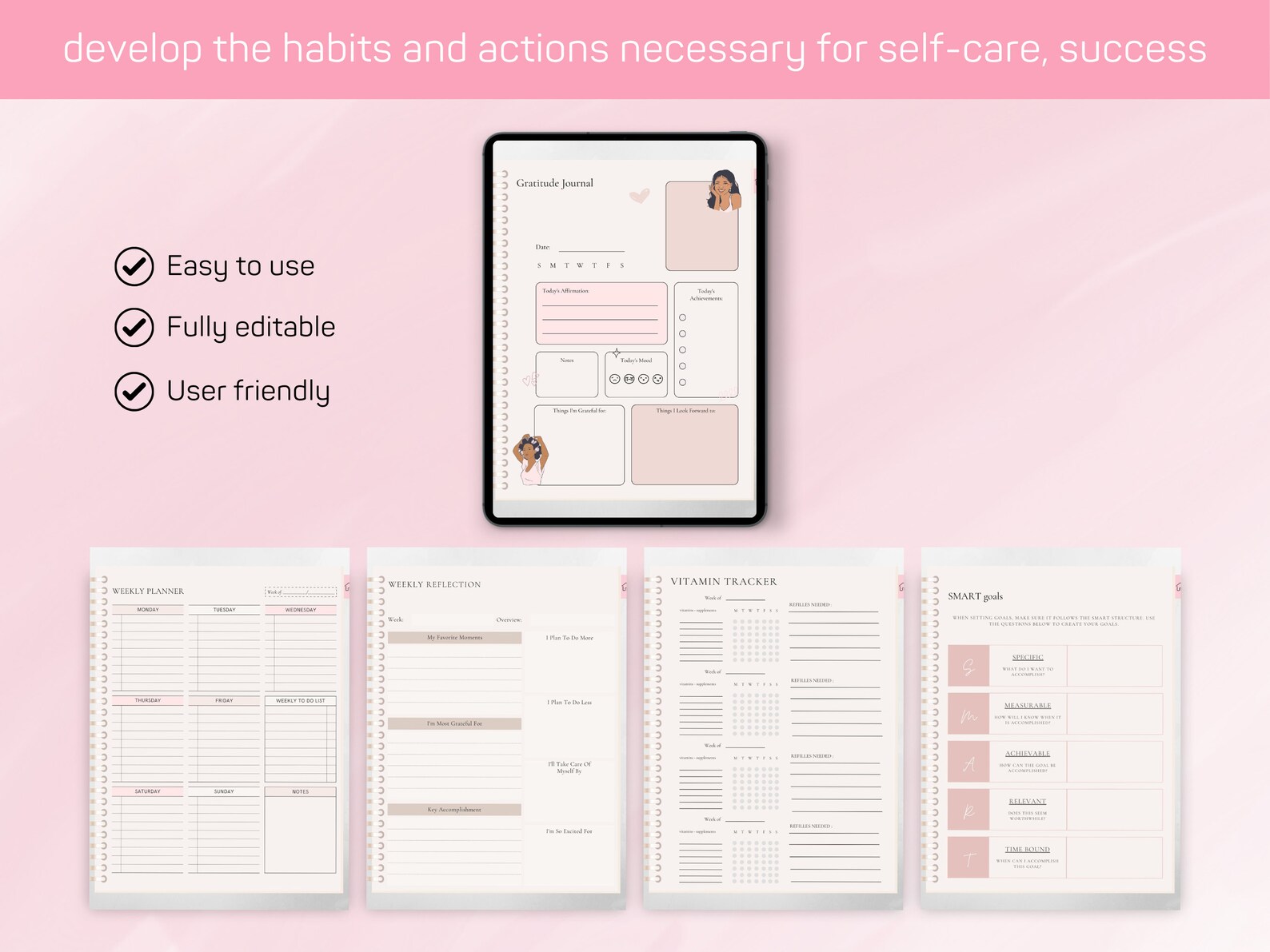 2023 - 2024 Student Planner With Hyperlinks, Student Digital Planner ...