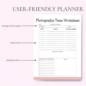 ALL-IN-ONE Photography Planner, Printable Photographer Planner ...