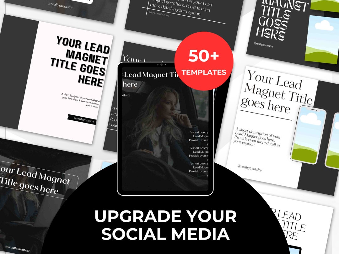 Social Media Templates Bundle, Aesthetic, Modern, Minimal, Neutral ...