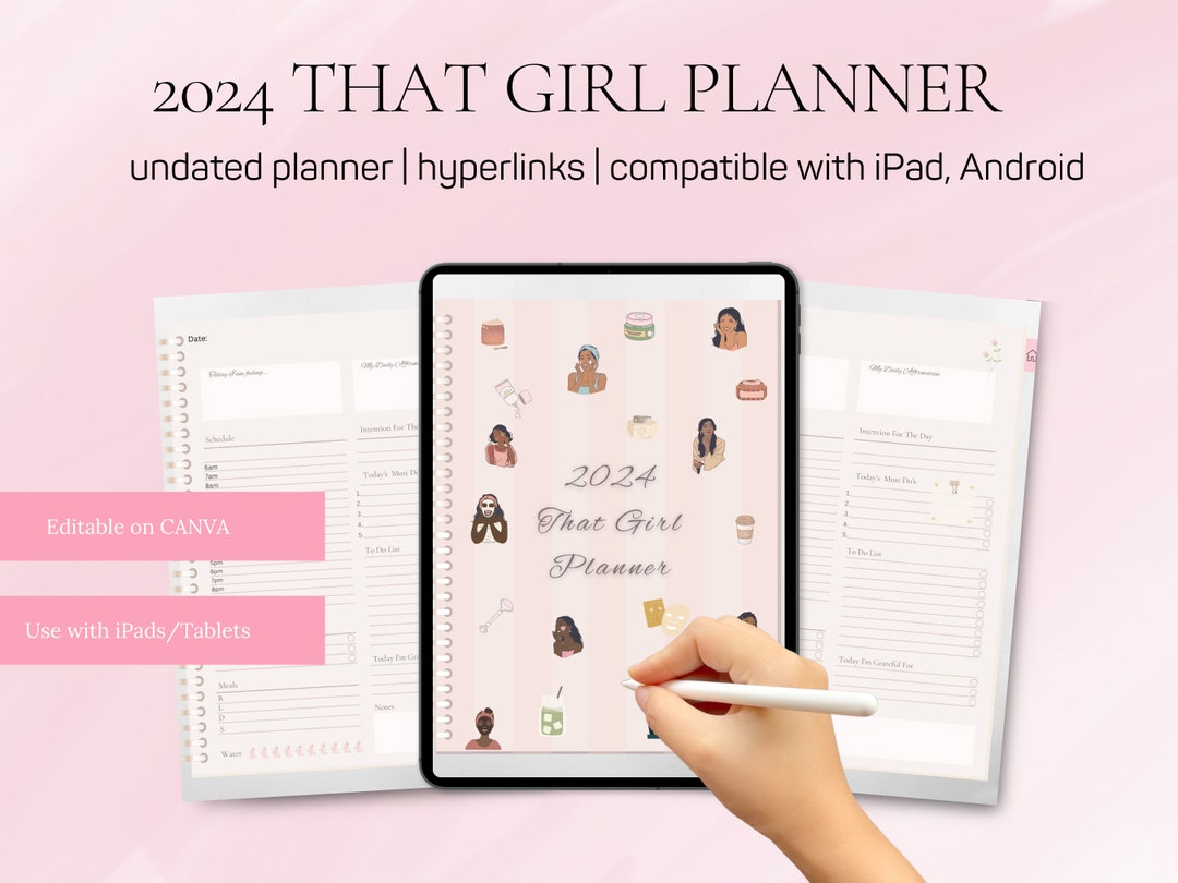 2023 - 2024 Student Planner With Hyperlinks, Student Digital Planner ...