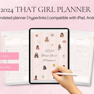 2023 - 2024 Student Planner With Hyperlinks, Student Digital Planner ...
