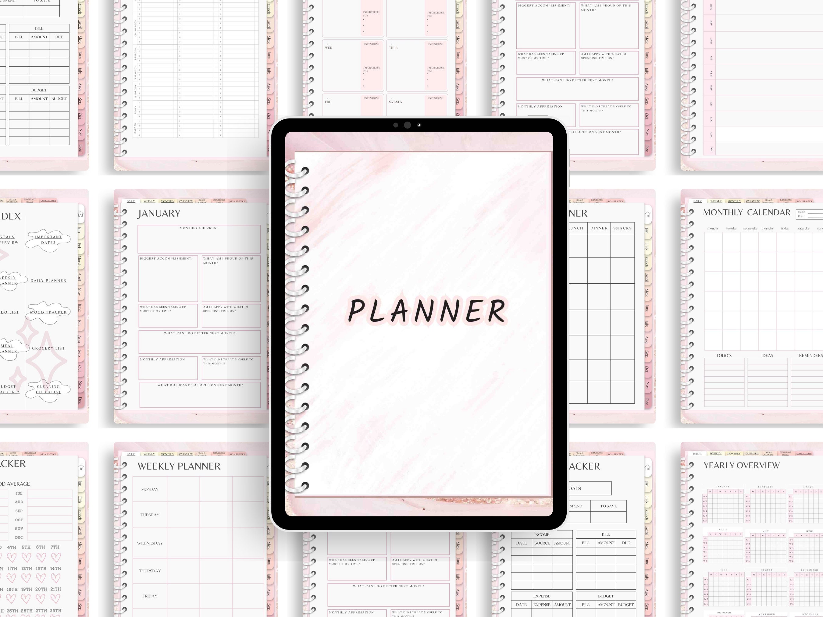 All-in-one Planner Planner, Printable Life Planner, Goodnotes Planner ...