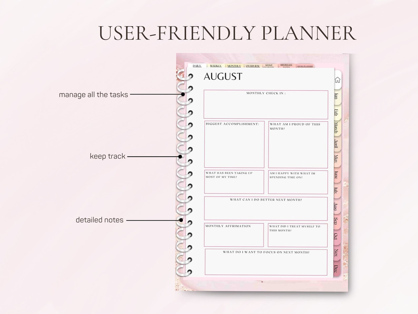 All-in-one Planner Planner, Printable Life Planner, Goodnotes Planner ...