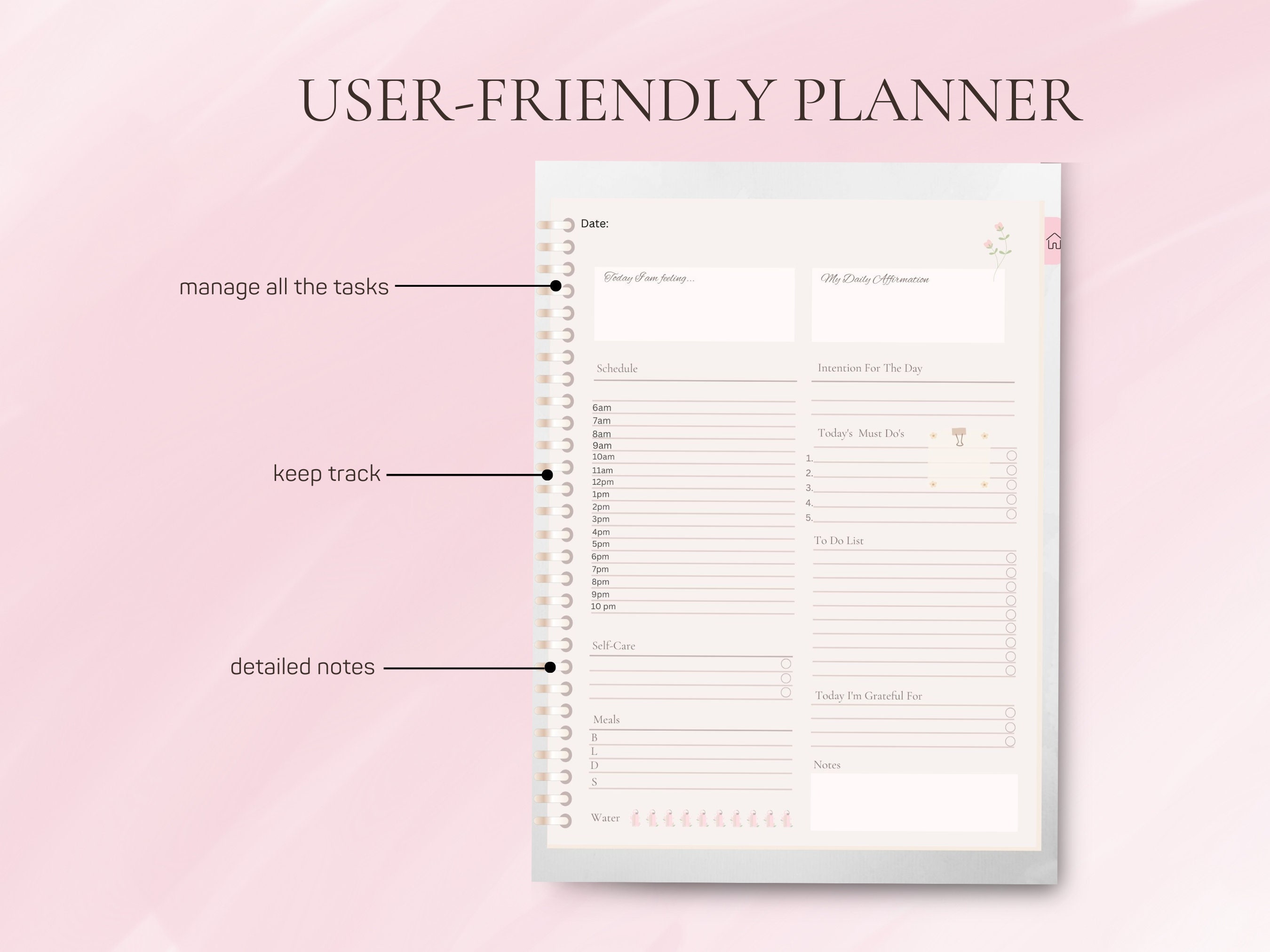 2023 - 2024 Student Planner With Hyperlinks, Student Digital Planner ...