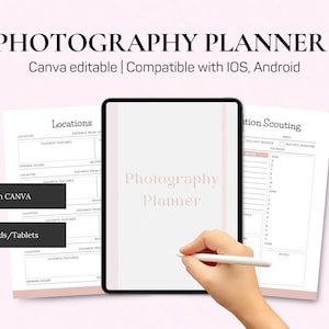 ALL-IN-ONE Photography Planner, Printable Photographer Planner ...