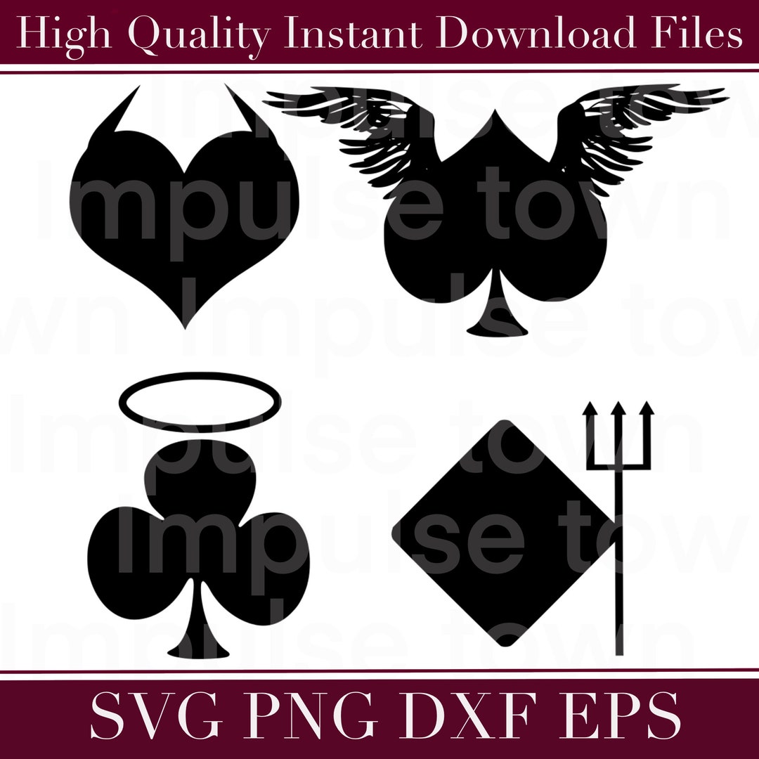 Evil Cards Svg - Etsy