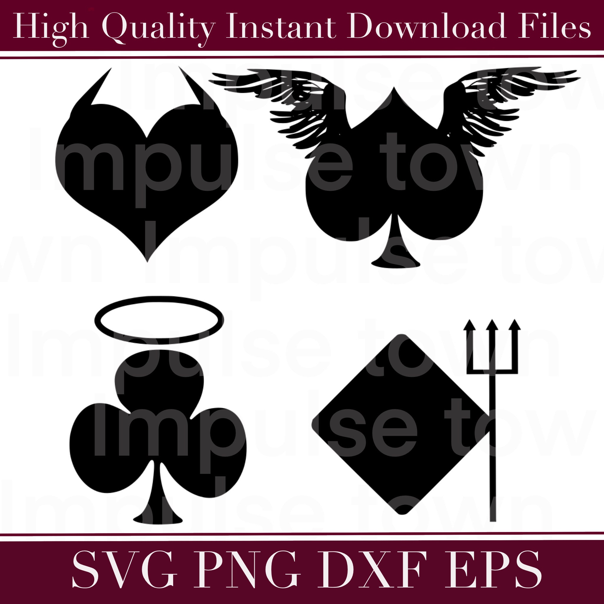 Evil Cards Svg - Etsy