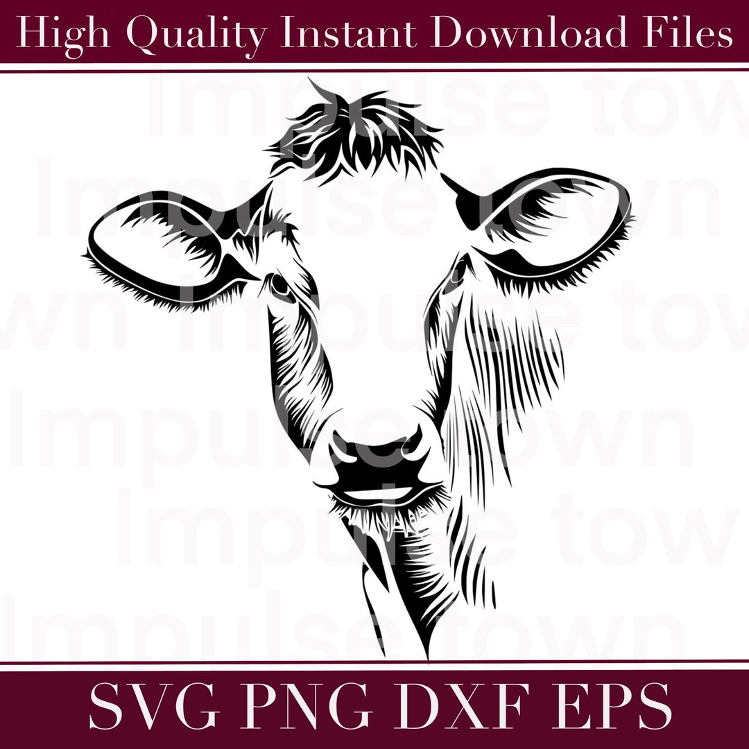 Cow Svg - Etsy