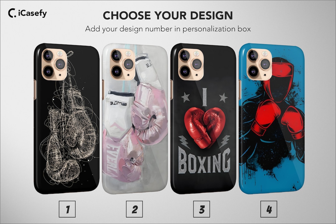 Boxing Phone Case Aesthetic Sports Box Cover for iPhone 16 Pro Max 15 ...