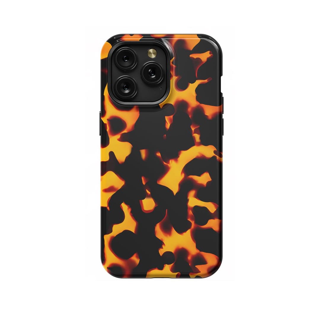 Tortoise Shell Tortoiseshell Animal Print Phone Case for iPhone 16 Pro ...