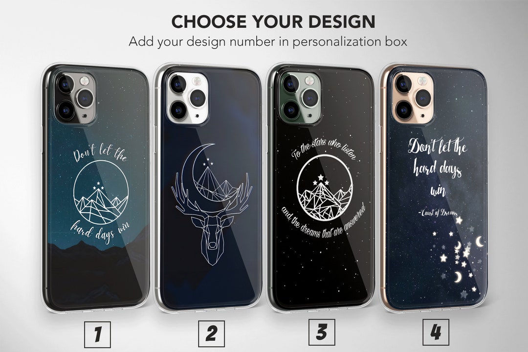 Acotar Phone Case Velaris Night Court Symbol Acomaf Cover for iPhone 15 ...