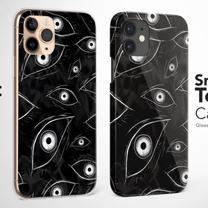 Creepy Eyes Phone Case Horror Witchy Cover for iPhone 16 Pro Max 15 ...