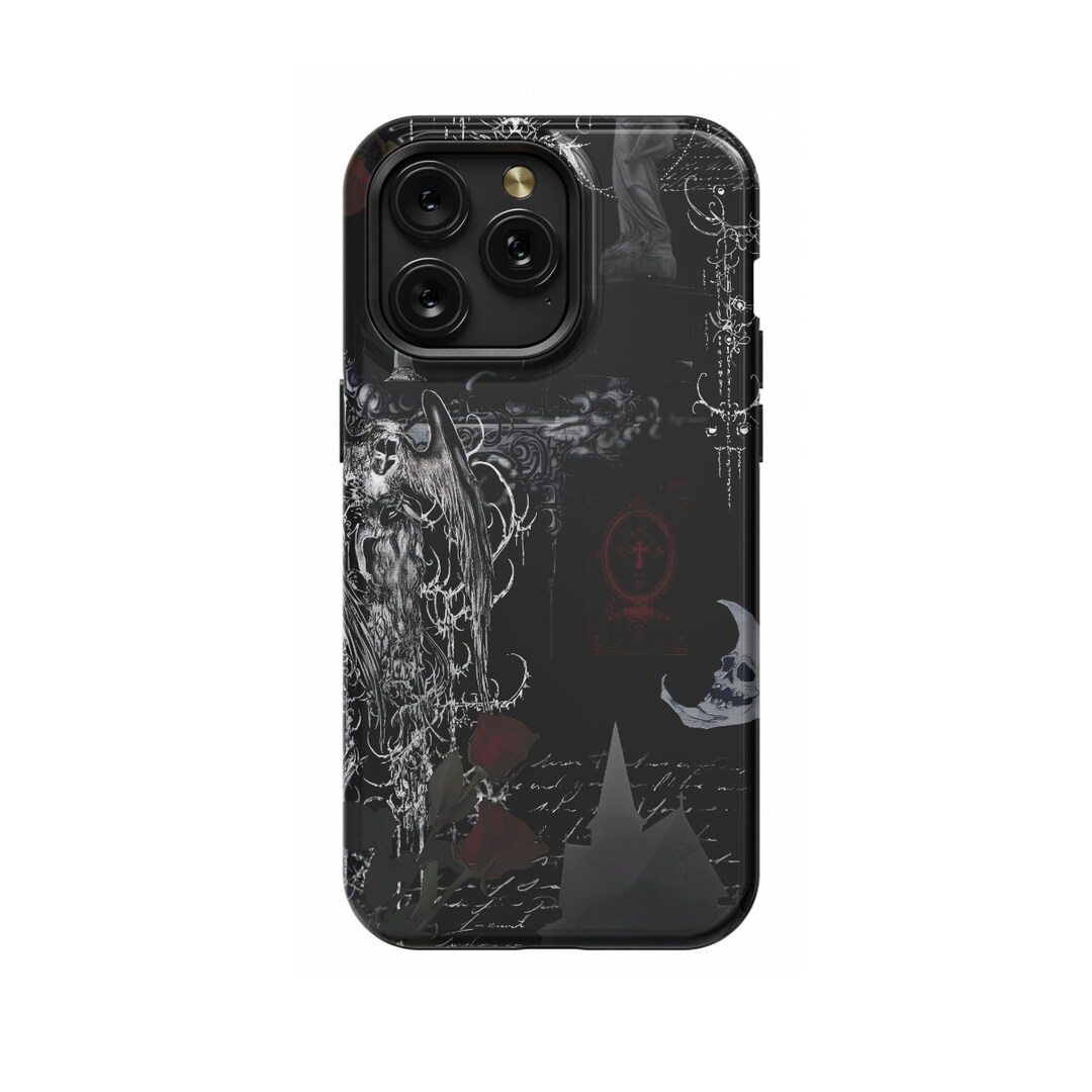Gothic Y2K Retro Phone Case Cover for iPhone 17 Pro Max 16 15 Plus 13 ...
