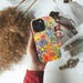 Colorful Sparkly Star Hand Drawn Phone Case for iPhone 16 Pro Max 15 ...