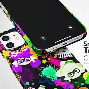 Splatoon Phone Case Game Gift Cover for iPhone 15 Pro Max 14 Plus 13 12 ...