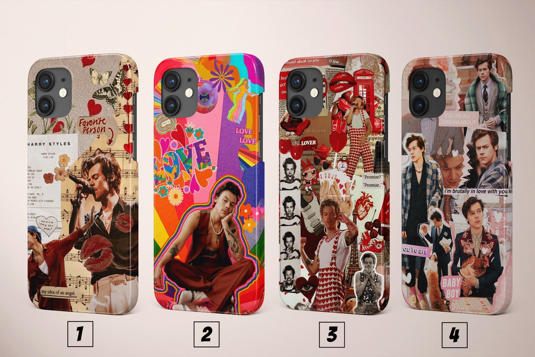 Harry Styles Aesthetic Collage Soft Phone Case TPWK Iphone - Etsy
