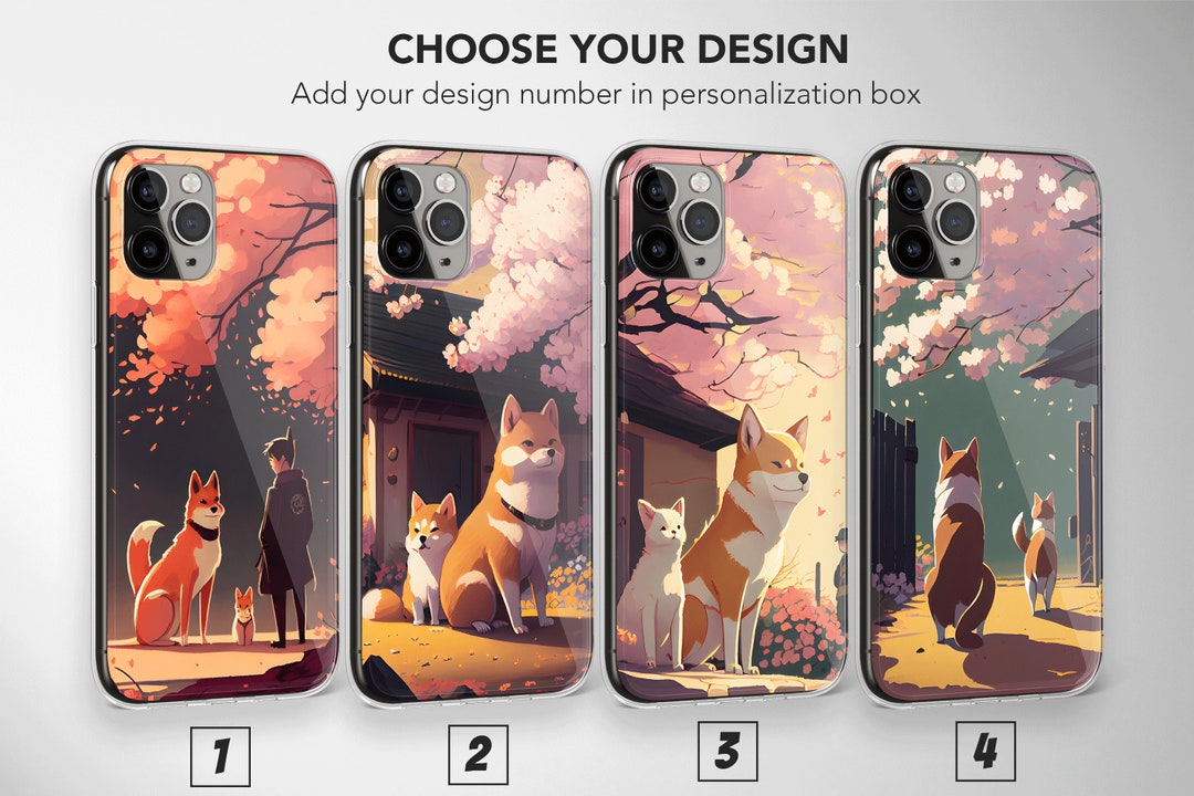 Japanese Shiba Inu Phone Case Cover for iPhone 16 Pro Max 15 Plus 13 12 ...
