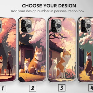 Japanese Shiba Inu Phone Case Cover for iPhone 16 Pro Max 15 Plus 13 12 ...