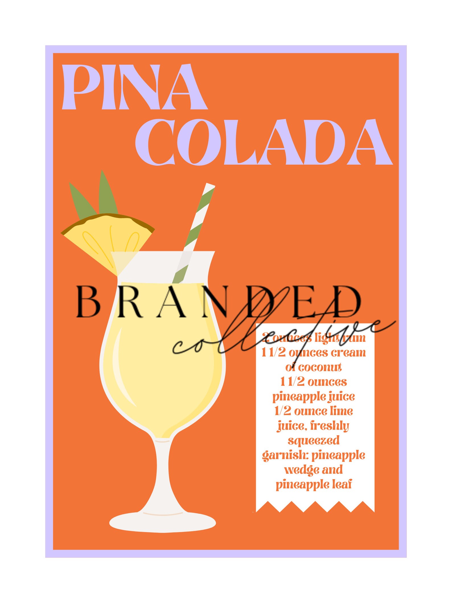 SET OF 6 Cocktail Drink Bar Posters-digital File - Etsy