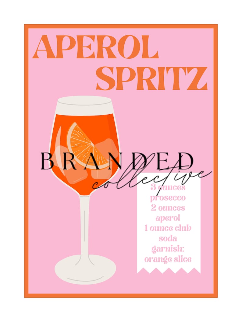 SET OF 6 Cocktail Drink, Bar Posters-digital File - Etsy