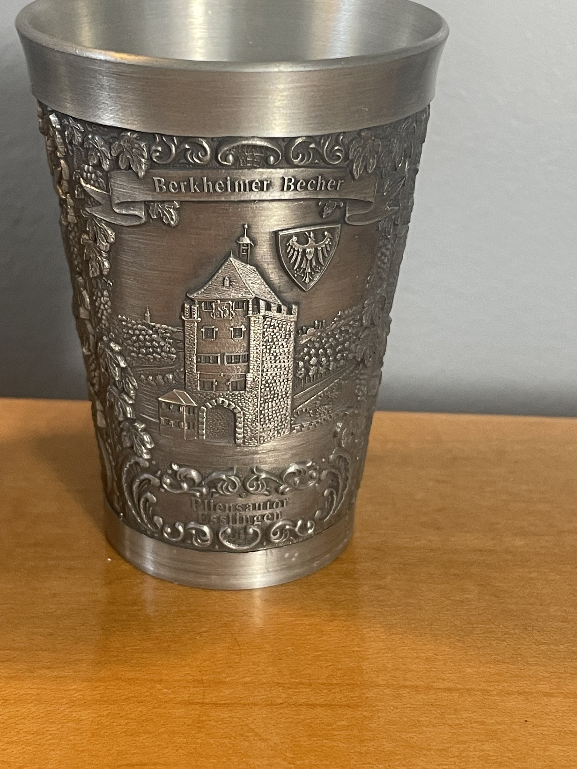 Two Zinn-becker Collectible Pewter Cups - Etsy