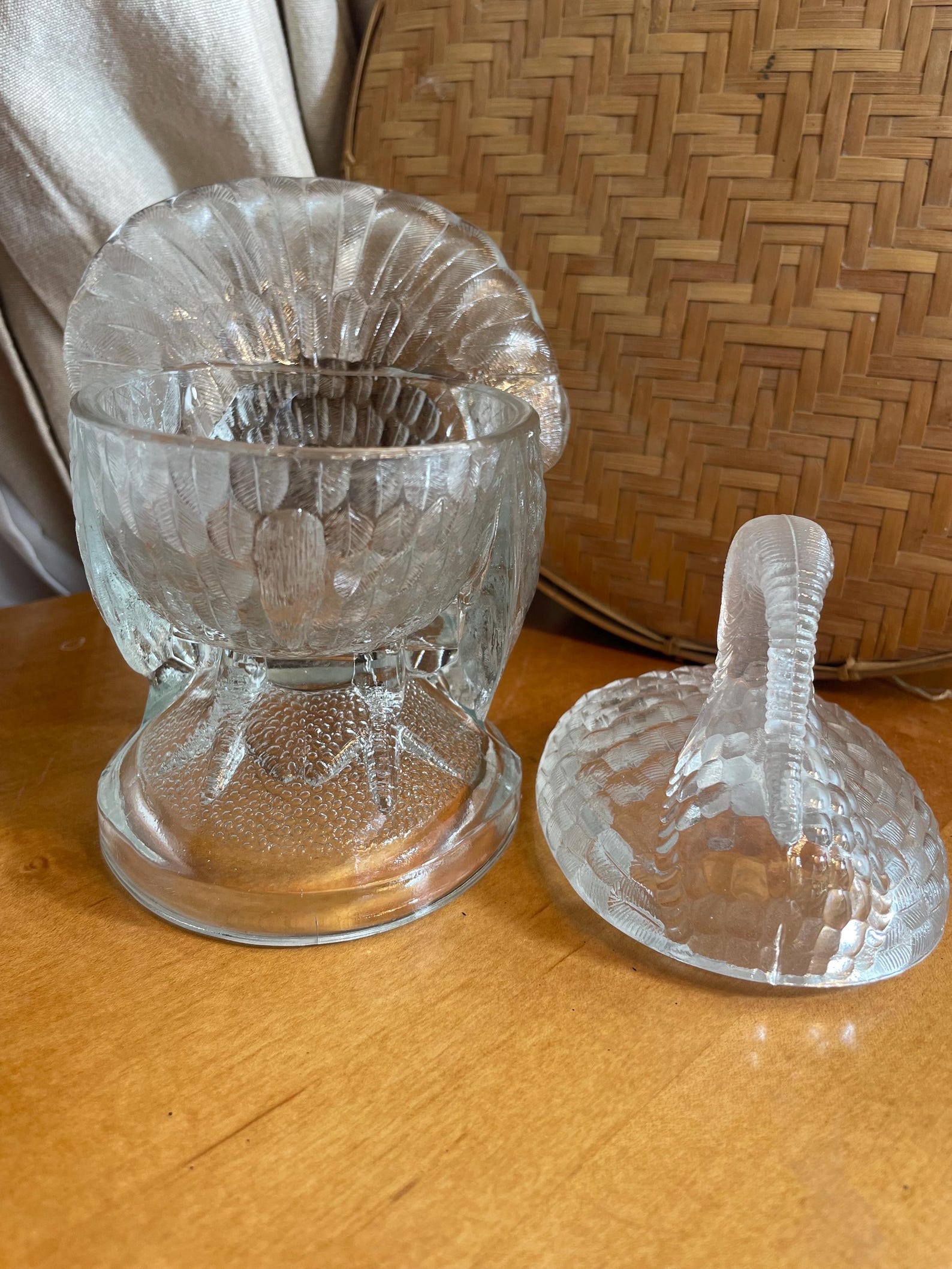 Vintage LE Smith Tom Turkey Candy Dish - Etsy