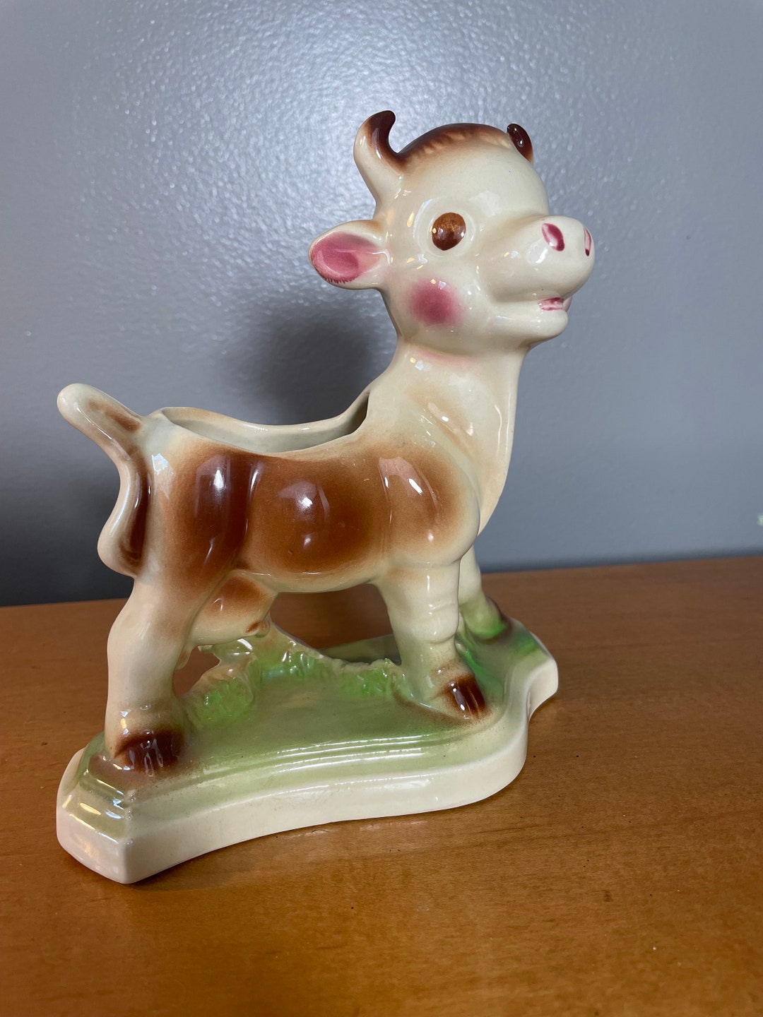 Rempel Milky the Cow Figurine by Diamond Pottery - Etsy