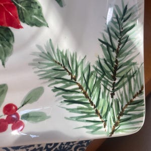 Maxcera Christmas Square Plate/platter - Etsy