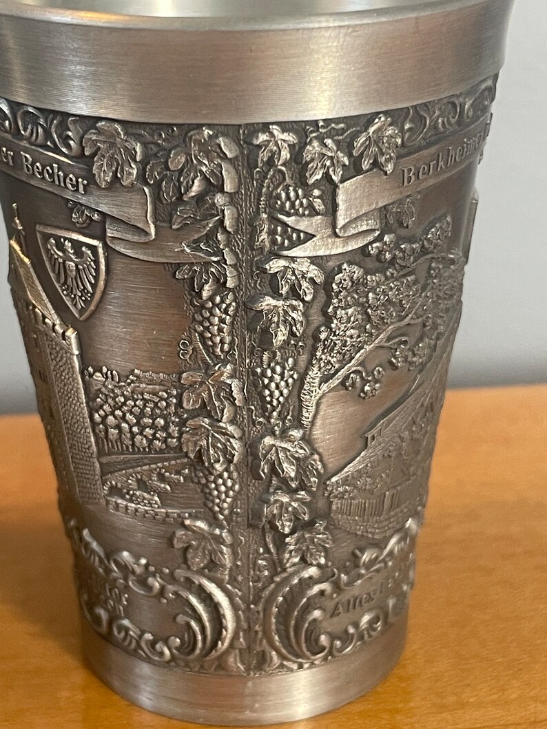 Two Zinn-becker Collectible Pewter Cups - Etsy