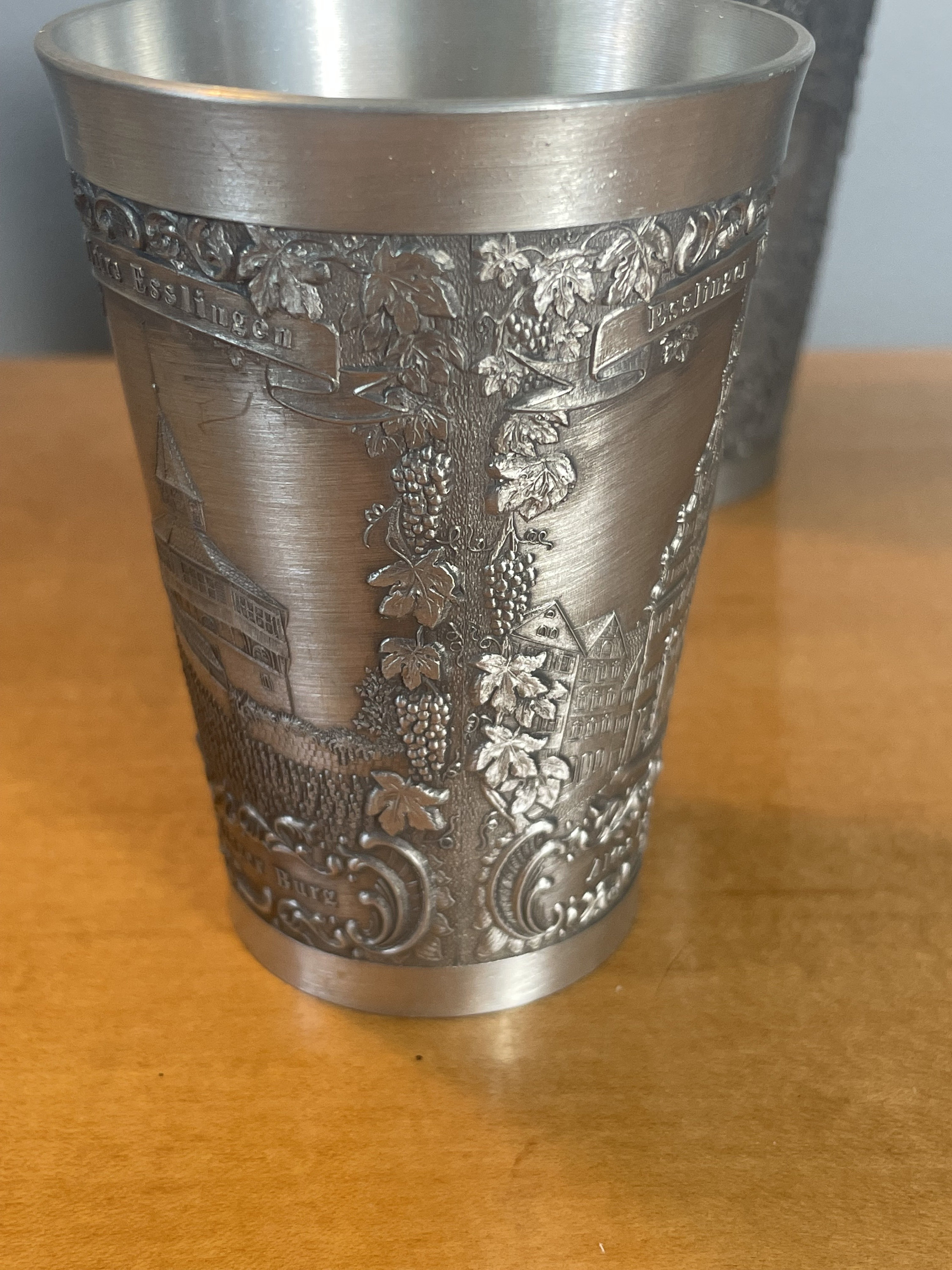 Two Zinn-becker Collectible Pewter Cups - Etsy
