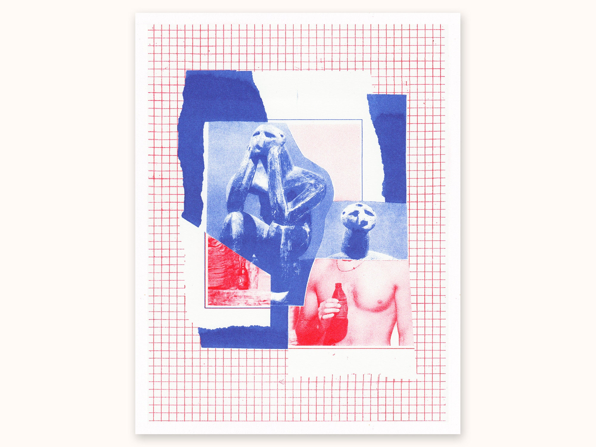 Cyclade Collage Original Riso Art Print 8.5x11 Signed Limited Edition ...