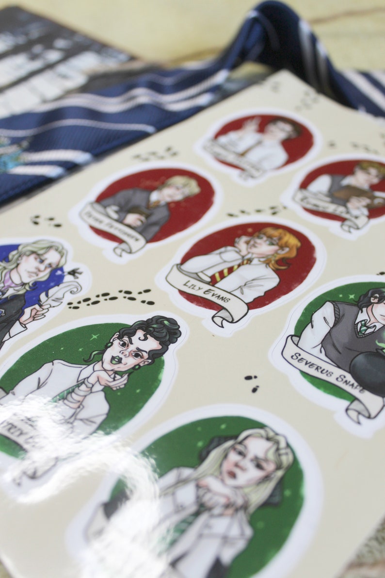 Harry Potter Marauders Stickers Sheet - Etsy