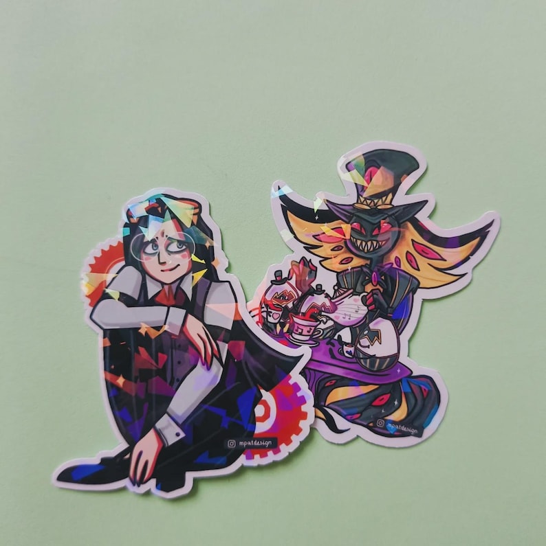 Sir Pentious Stickers Hazbin Hotel - Etsy
