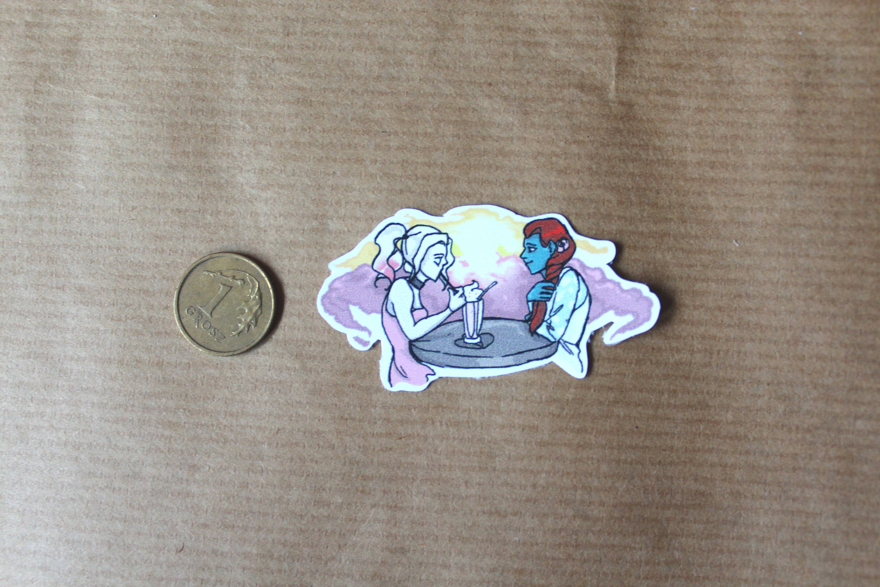Mini Harley Quinn / Poison Ivy Stickers - Etsy